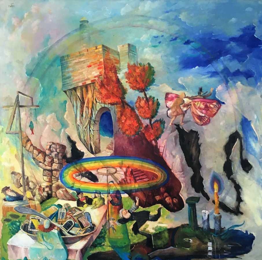 David Meshulam | Surealist Lndscape | MutualArt