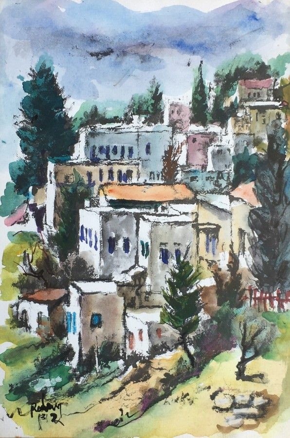 Jehuda Rodan | Houses in Landscape | MutualArt