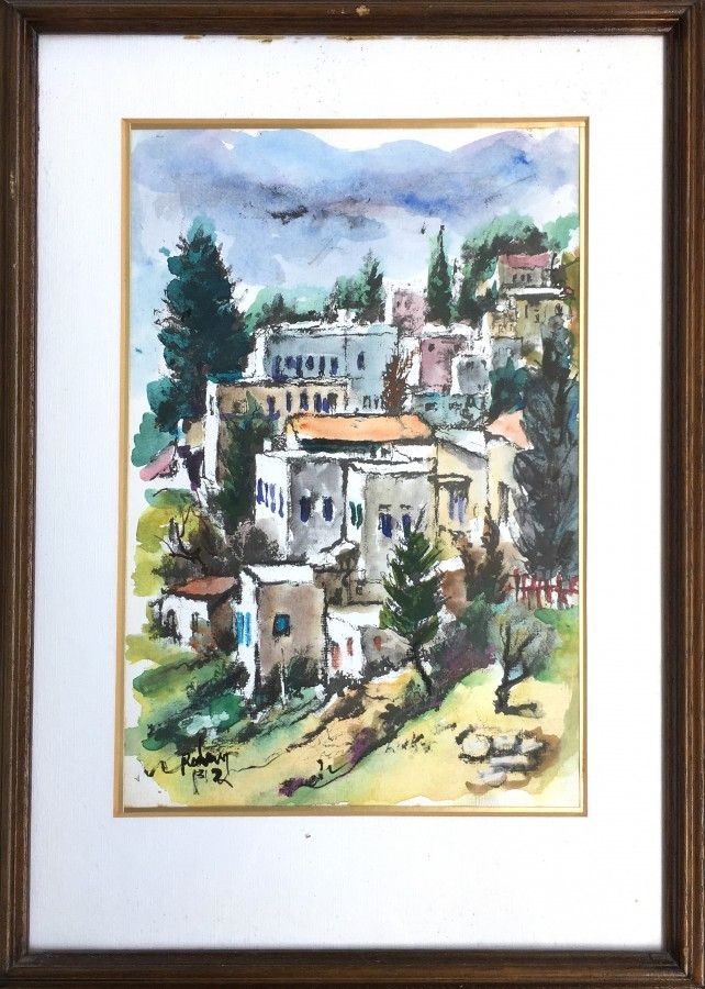 Jehuda Rodan | Houses in Landscape | MutualArt