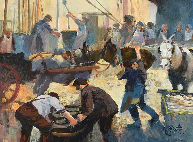 Robert D. Beattie | FISH MARKET | MutualArt