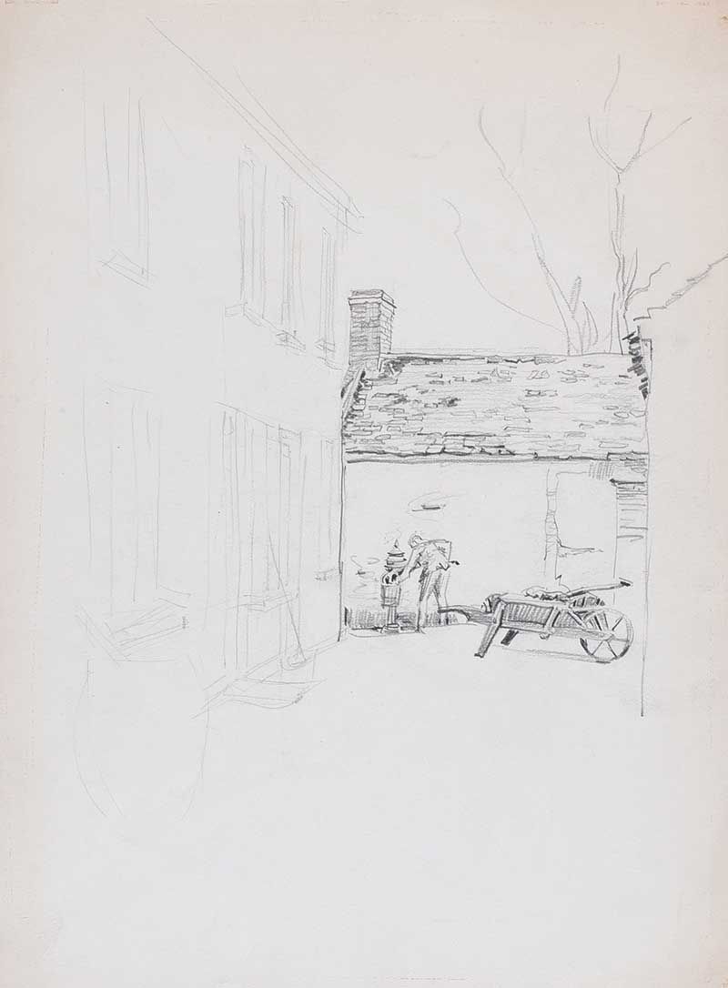 Raymond Piper | AT THE WATER PUMP | MutualArt