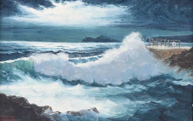 Charles George Bannon | MOONLIGHT, PORT MARNOCK | MutualArt