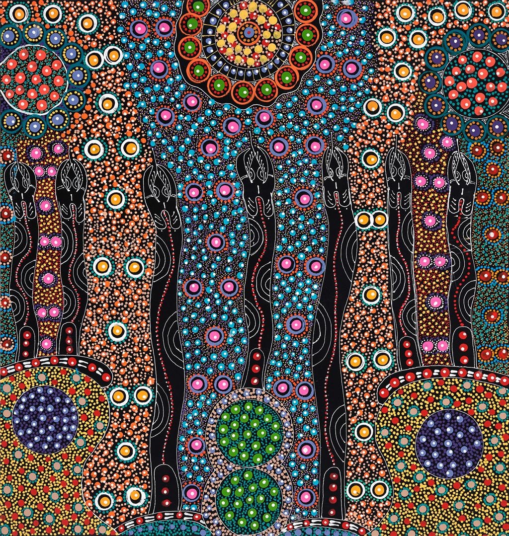 Cindy Wallace Nungurrayi | Dreamtime Sisters | MutualArt