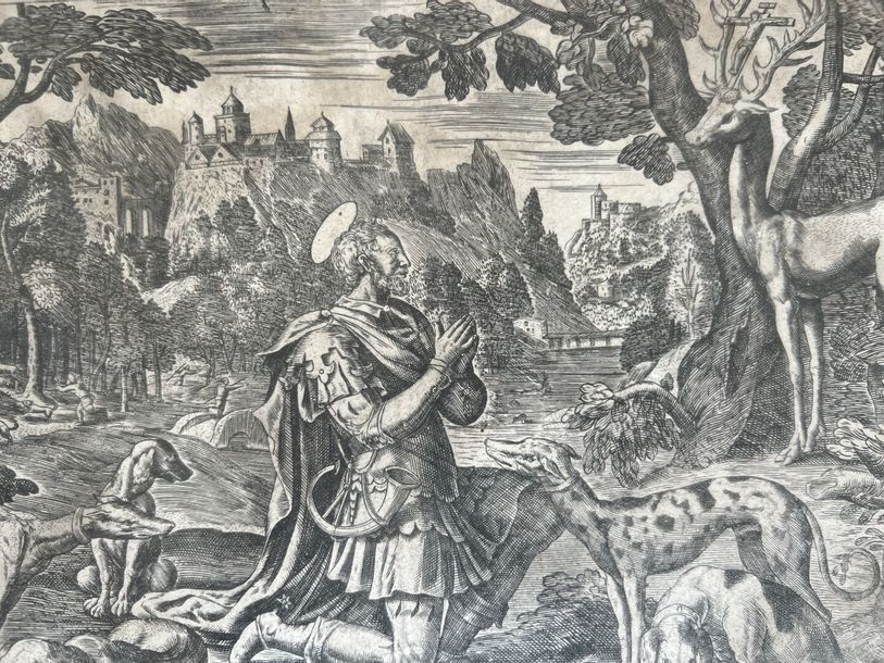 Maerten de Vos | Portrait of Saint Hubert | MutualArt