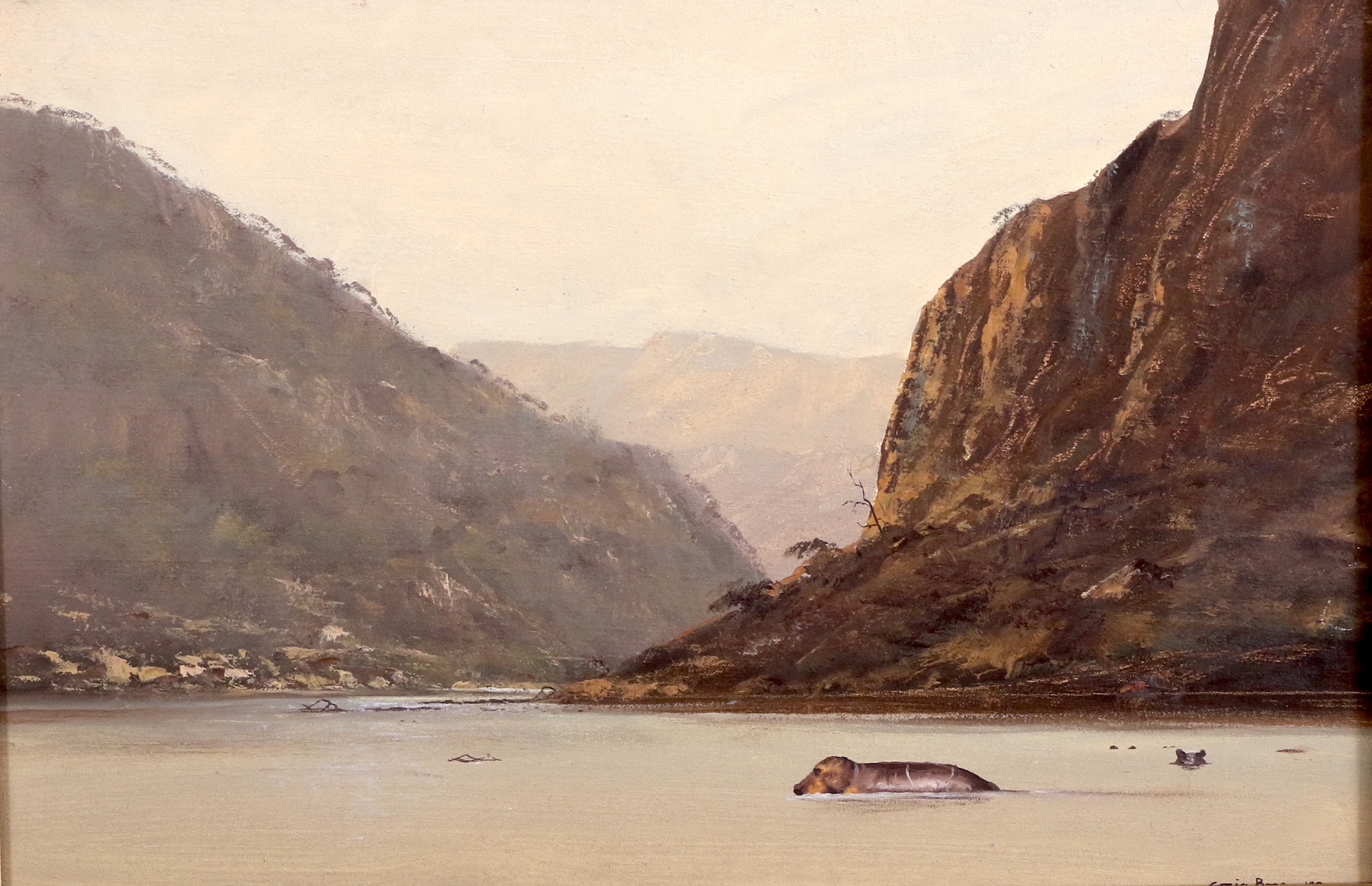 Craig Bone | HIPPOS SWIMMING | MutualArt