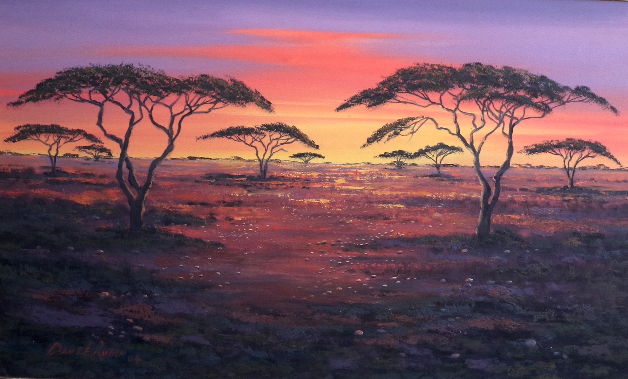 Dante Ruben | AFRICAN SUNSET | MutualArt