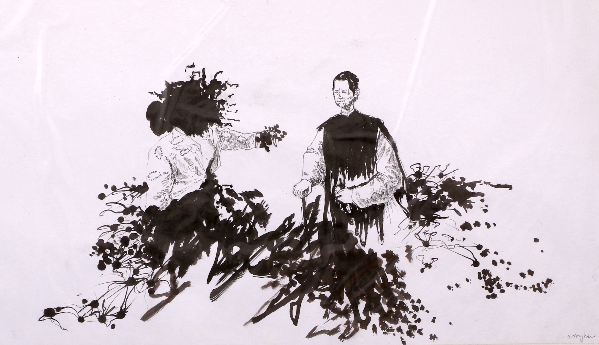 Oliver Mayhew | FIGURES IN BLACK | MutualArt