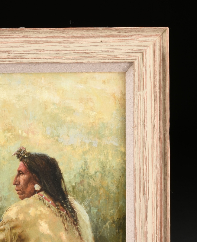 Howard Terpning | Crow Pipe Ceremony (1997) | MutualArt