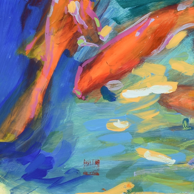 Annette Polan | Gold Fish IV (1999) | MutualArt