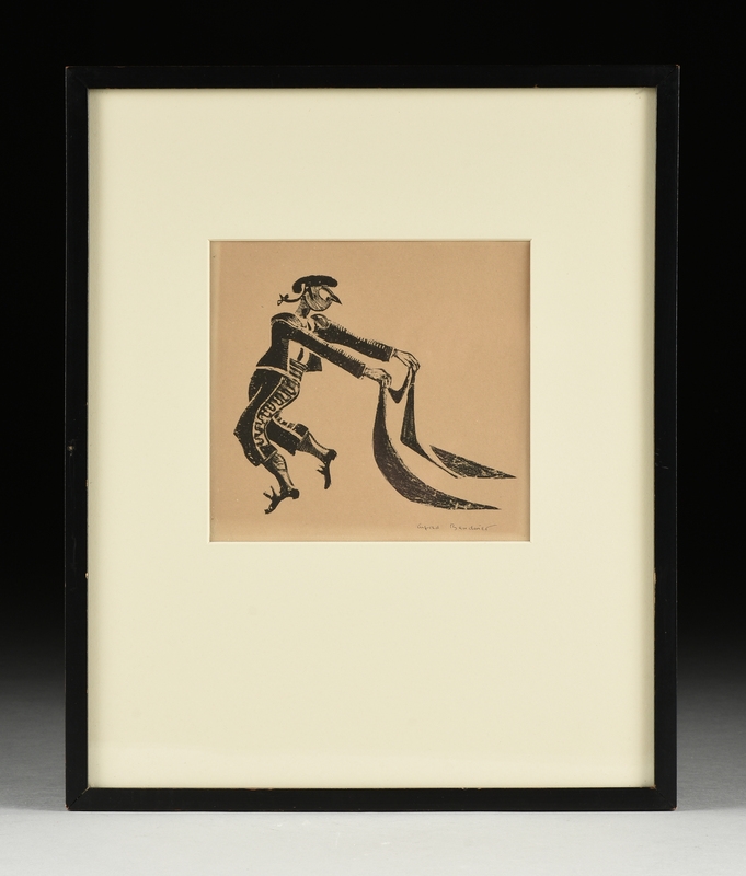 Alfred Bendiner | A GROUP OF CARTOON ILLUSTRATIONS AND A PRINT | MutualArt