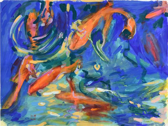 Annette Polan | Gold Fish IV (1999) | MutualArt