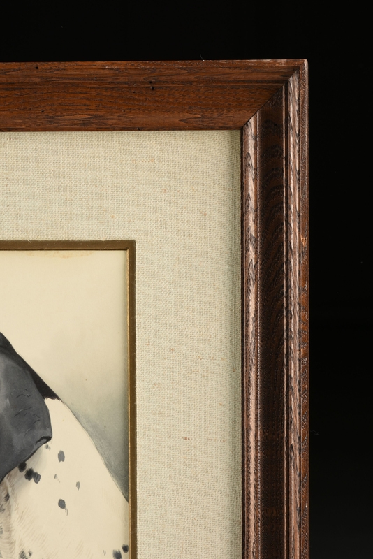 Boris Riab | Black and White Springer Spaniel | MutualArt