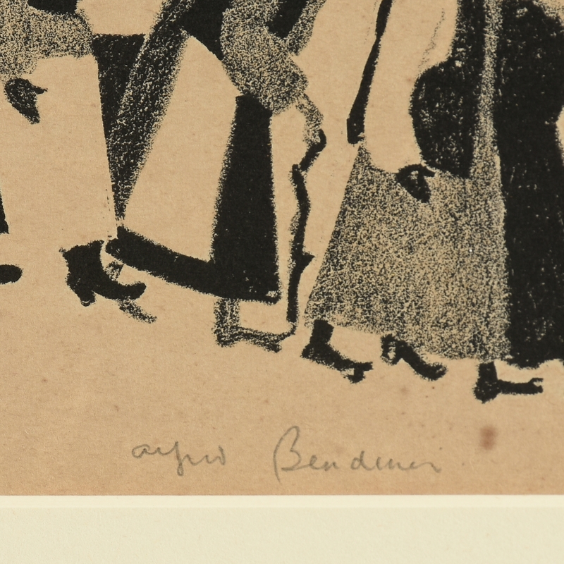 Alfred Bendiner | A GROUP OF CARTOON ILLUSTRATIONS AND A PRINT | MutualArt
