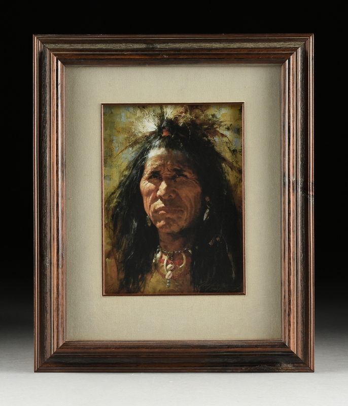 Howard Terpning | Blood Man (1988) | MutualArt