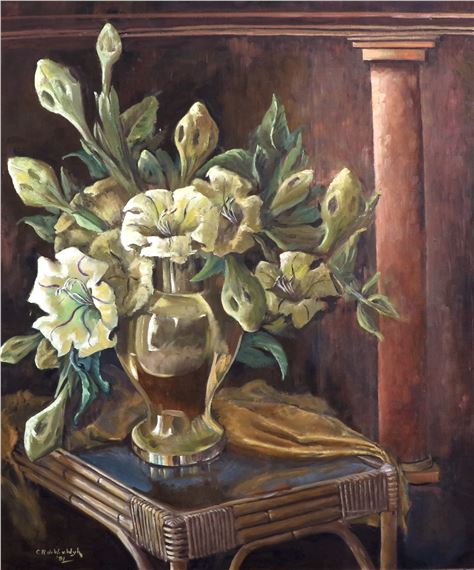 van Wyk | STILL LIFE WITH LILLIES | MutualArt
