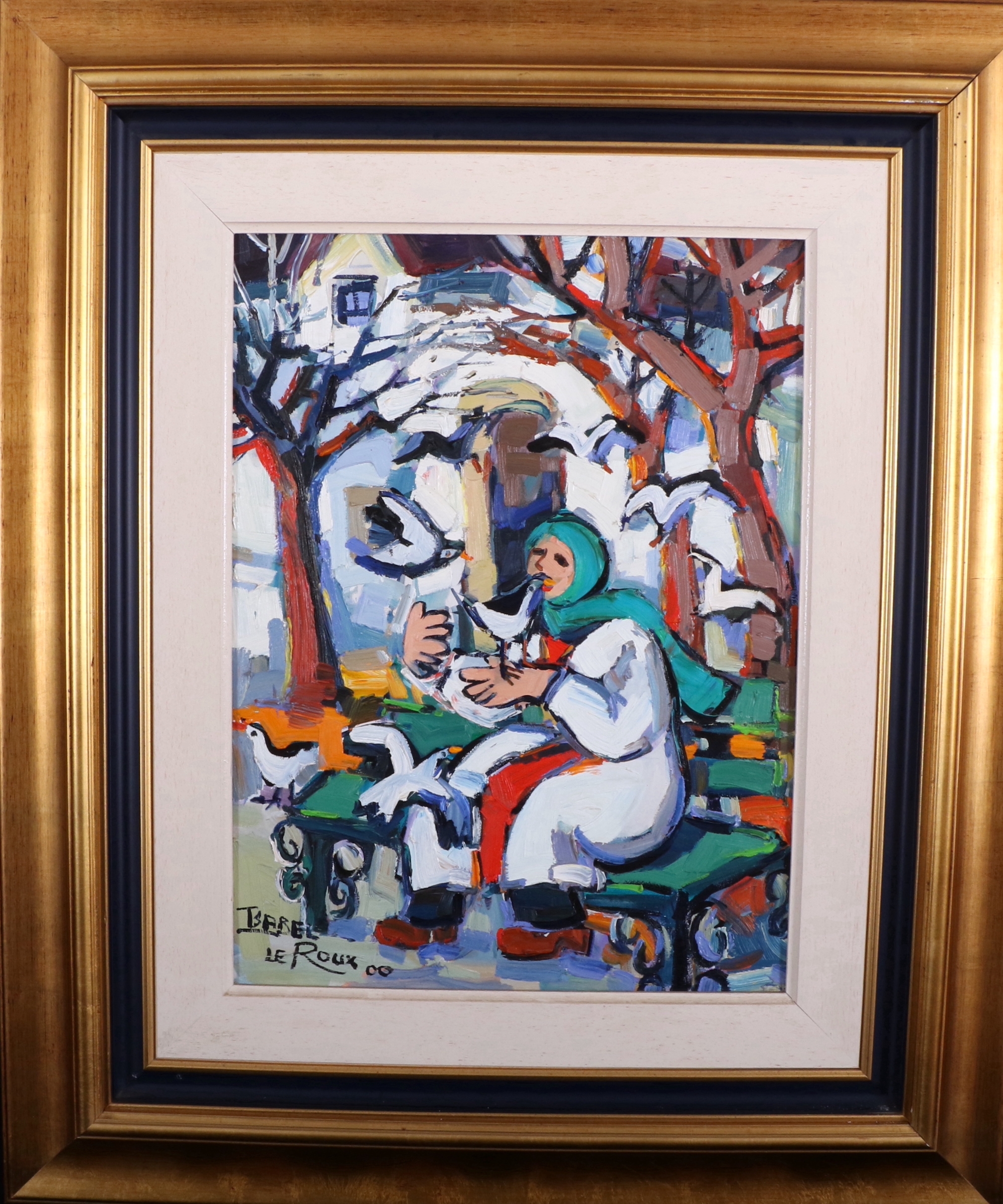 Isabel le Roux | THE PIGEON LADY | MutualArt