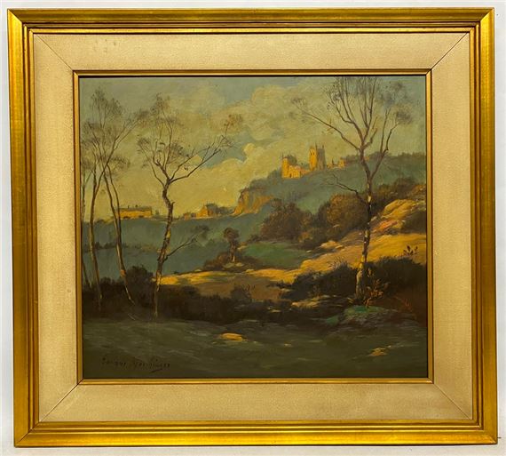 Enrique Moschinger | Paisaje con castillo | MutualArt