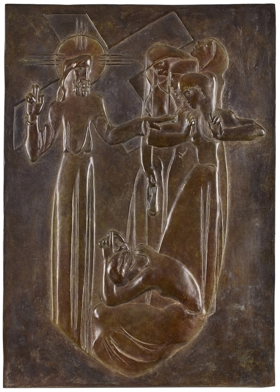 Joseph Csaky | Jésus ressuscité apparaissant aux femmes (1941) | MutualArt