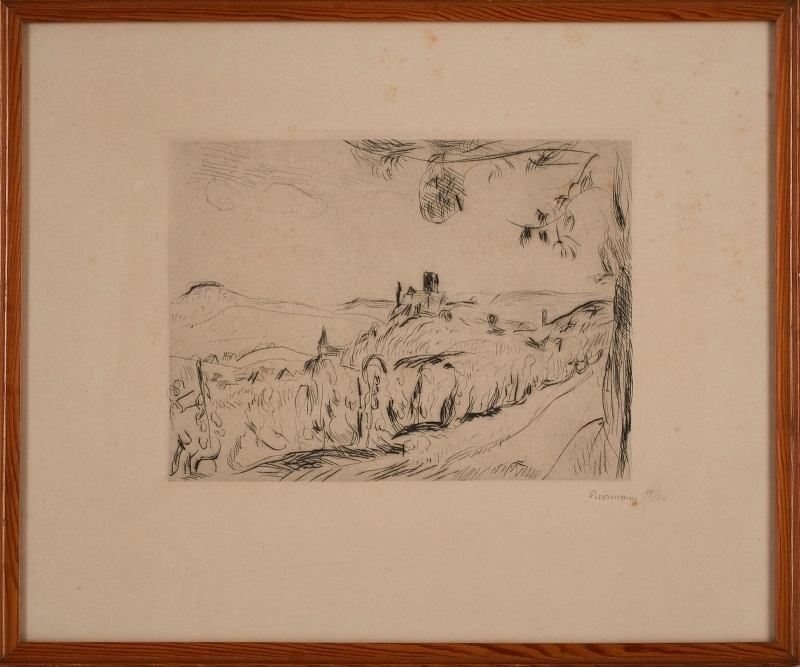Hans Purrmann | Landschaft bei Beilstein mit Weinbergen (1914 - 1915 ...