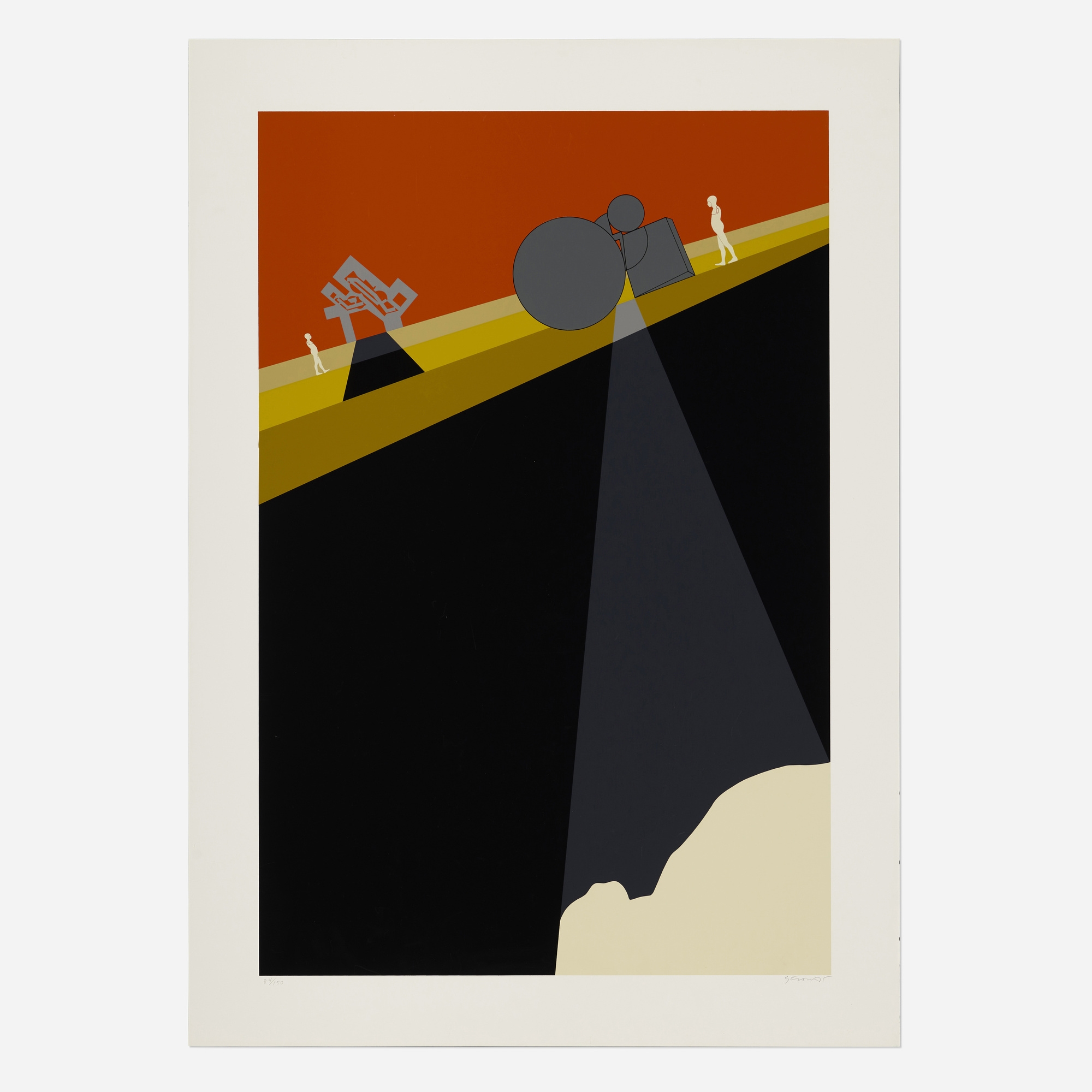 Ernest Trova | Falling Man/Study A (1977) | MutualArt