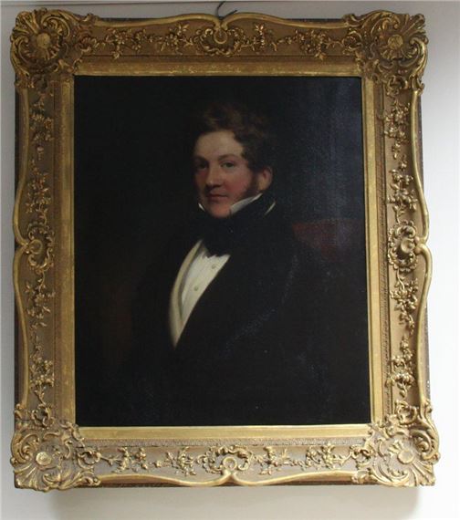 Sir Thomas Lawrence | School of Sir Thomas Lawrence/Portrait of a Gentleman/wearing a black coat ...