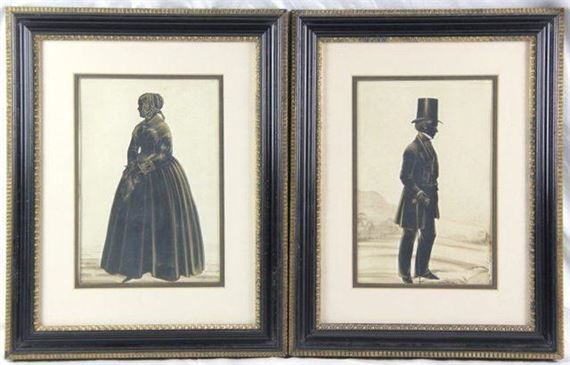 Frederick Frith | Frederick Frith PORTRAITS OF A LADY AND GENTLEMAN ...