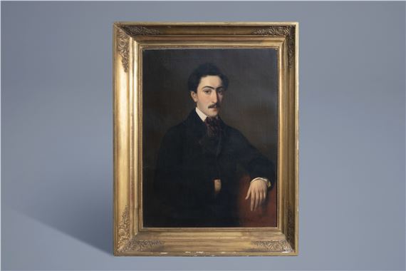 Theodore Bernard de Heuvel | Portrait of Edouard van Rullen (Ruelen ...