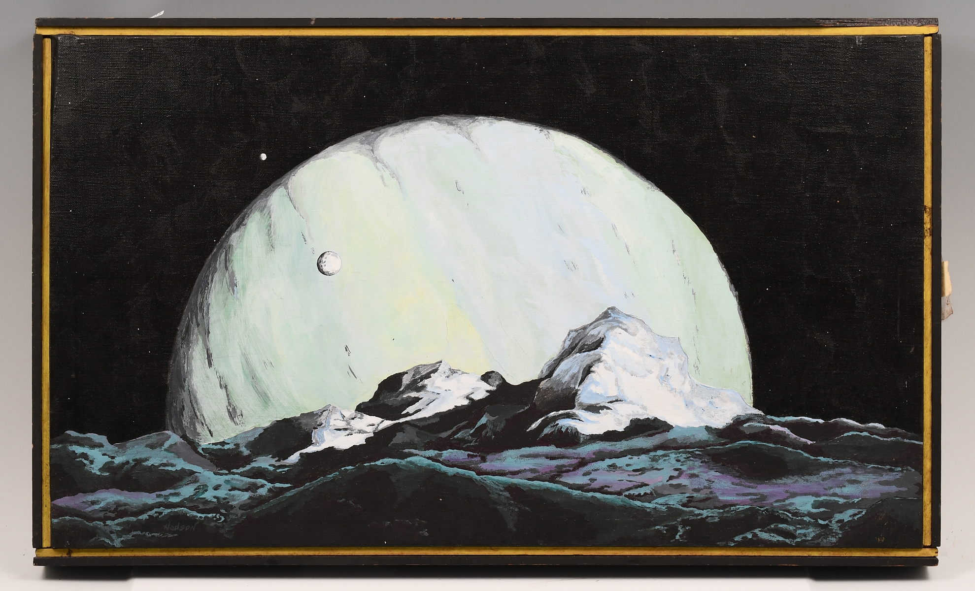 William Hudson | LUNAR LANDSCAPE PAINTING | MutualArt