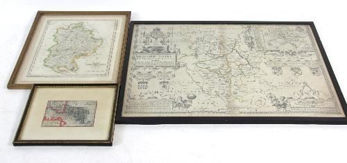 John Speed | John Speed/A Map of Bedfordshire/with inset plan of ...
