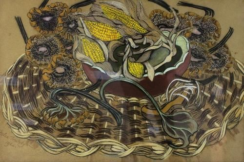 Helen Trevelyan | Helen Trevelyan/ Still Life with Corn on the Cob ...