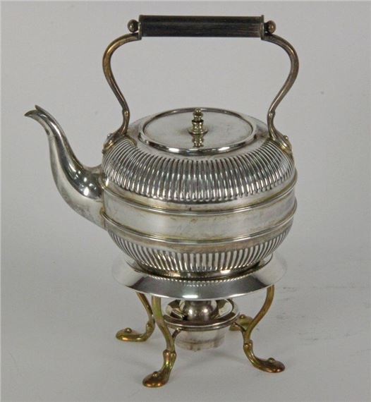 Hugh Taylor | A Victorian silver spirit kettle (1886) | MutualArt