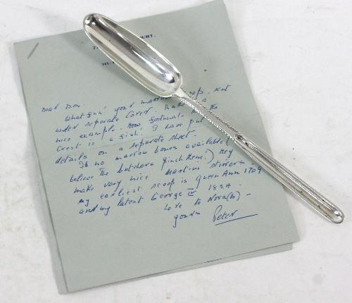 Hester Bateman | A George III silver marrow scoop (1779) | MutualArt