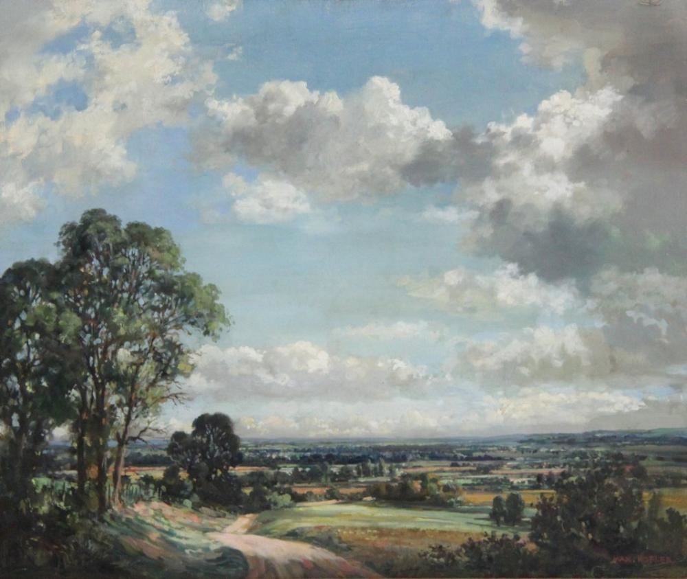 Max Hofler | Max Hofler A Berkshire Landscape signed lower middle right ...