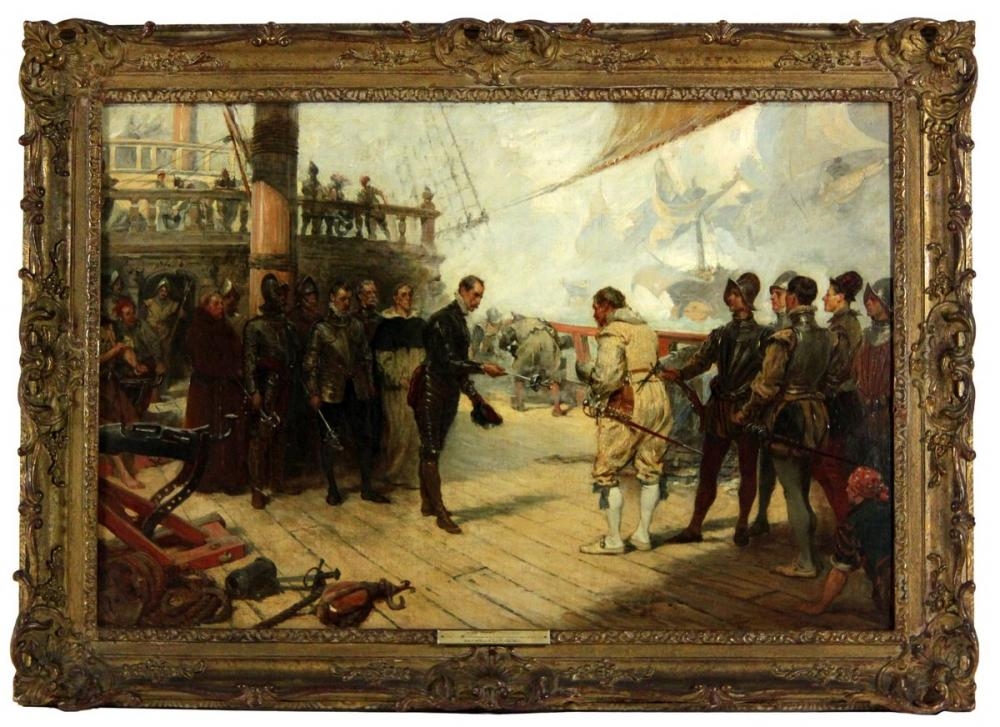 John Seymour Lucas | * John Seymour Lucas/The Surrender/Francis Drake ...