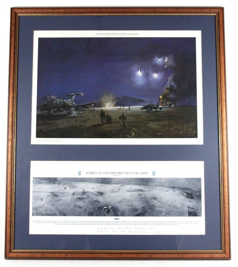 John Hamilton | John Hamilton/Attack on Pebble Island Airstrip/signed ...