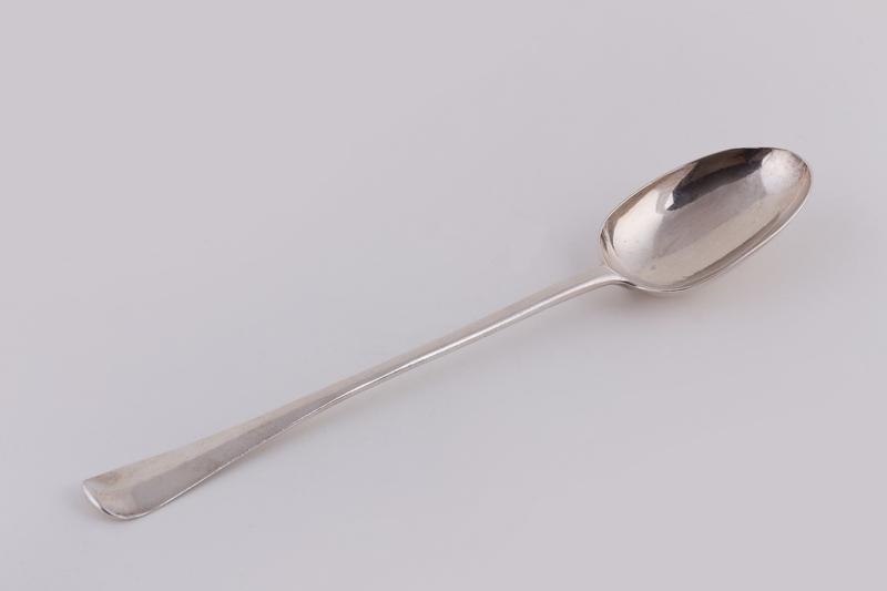 Edward Hall | A George II silver stuffing spoon (1728) | MutualArt