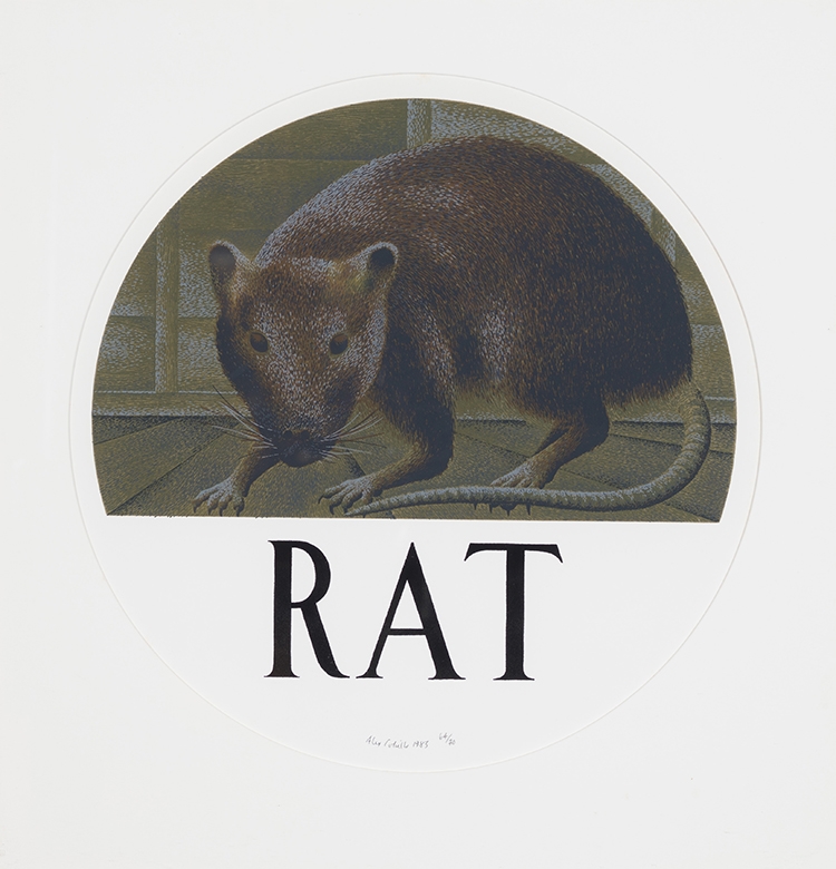 Alex Colville | Rat (1983) | MutualArt