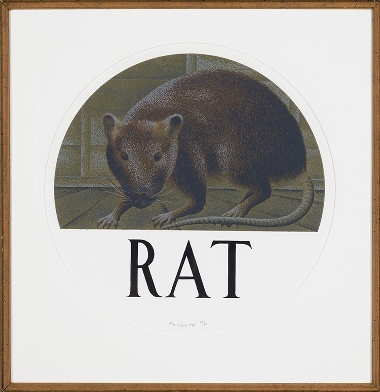 Alex Colville | Rat (1983) | MutualArt
