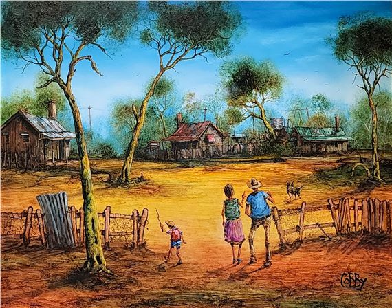 John Cobby | Heading to the Neighbours | MutualArt