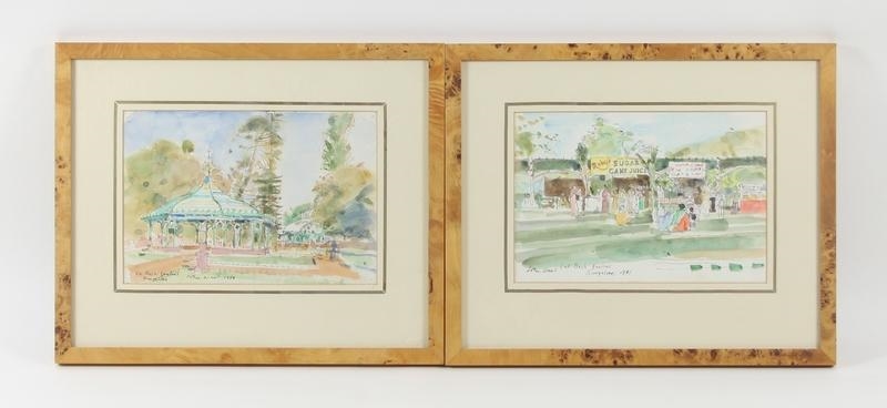 John Stanton Ward | John Ward (British 1917-2007)/Bangalore/a pair ...