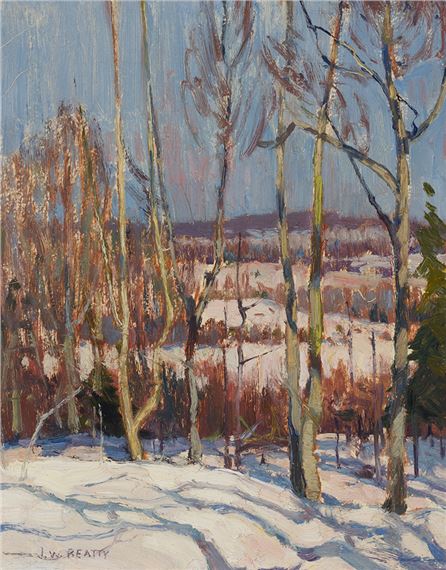 John William Beatty | Trees in Winter | MutualArt