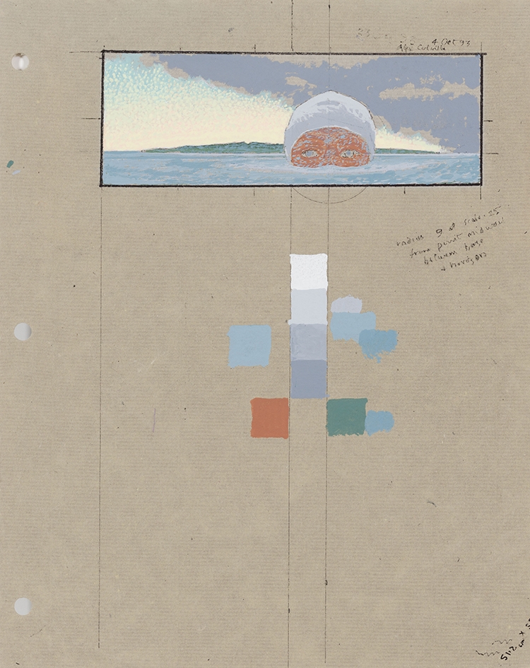 Alex Colville | Study for Dog in Car (1999) | MutualArt