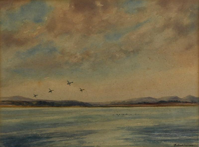 Richard Harrison | Richard Harrison (born 1954)/Duck Flying over an ...