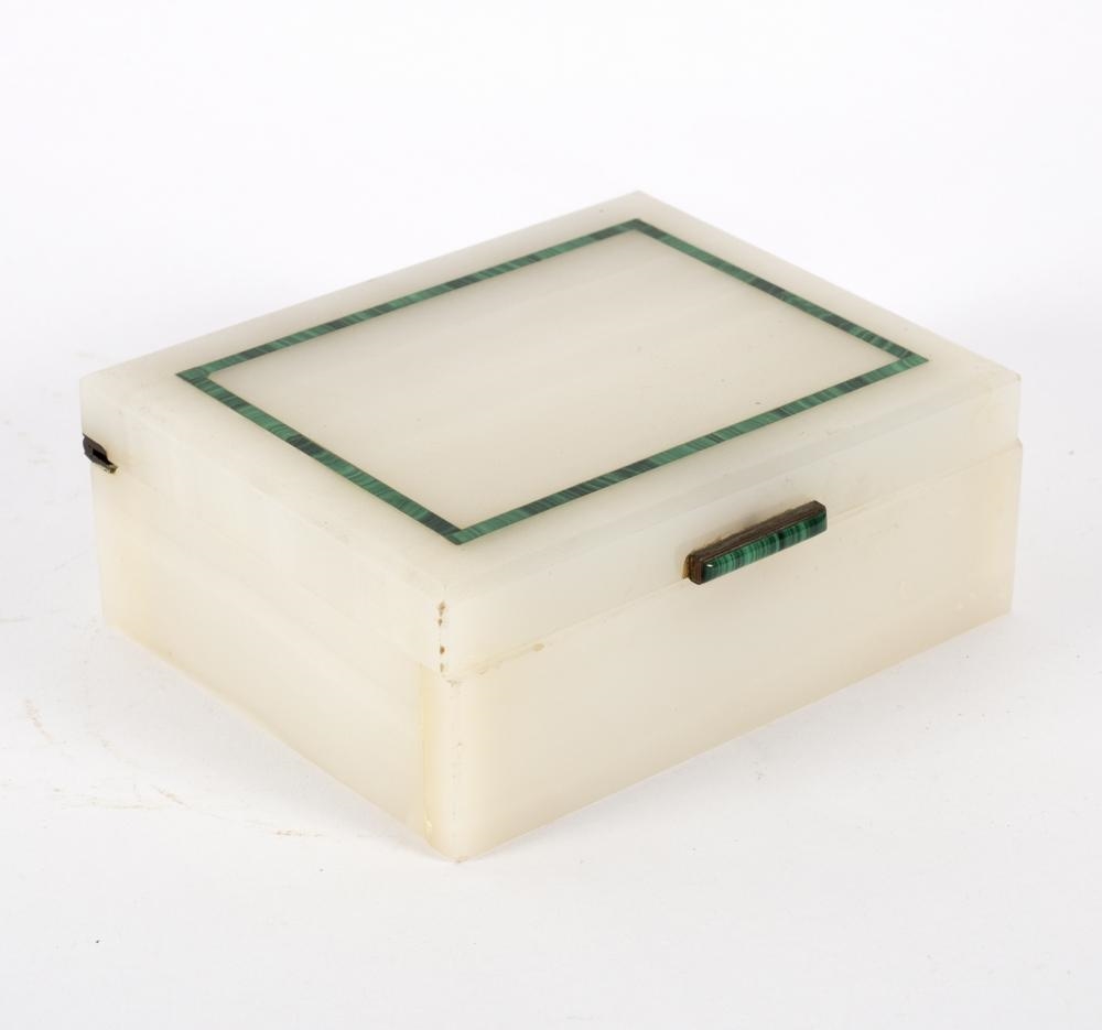 Art Deco School, 20th Century | An Art Deco style onyx cigarette box ...