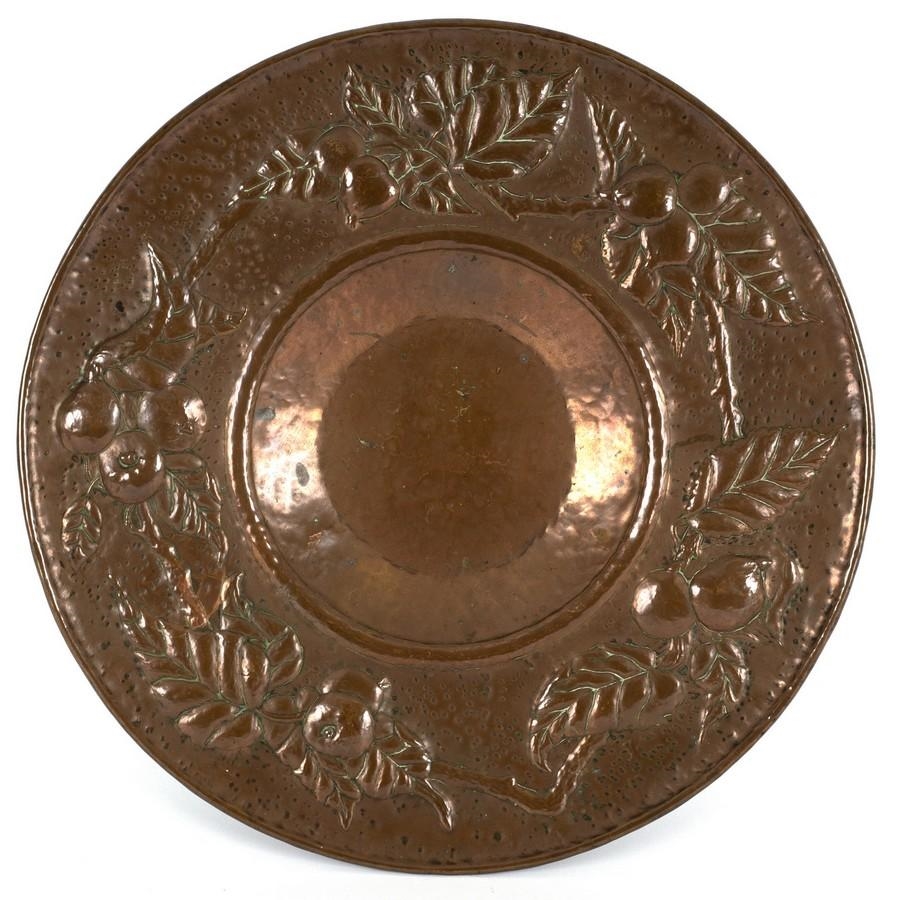 Newlyn School | A Newlyn School copper charger | MutualArt