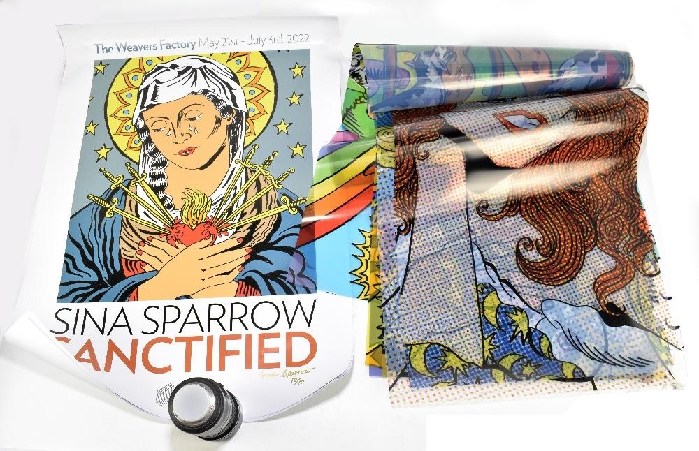 Sina Sparrow | a collection of signed exhibition posters | MutualArt