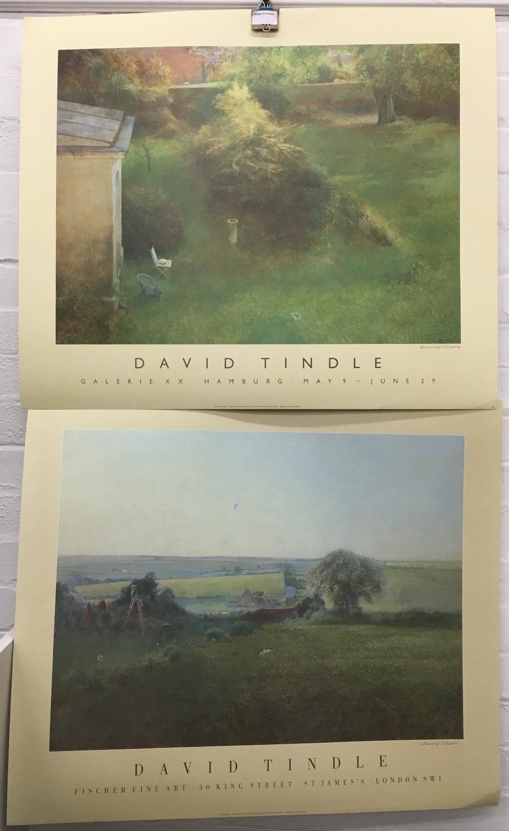 David Tindle | two limited edition gallery posters | MutualArt