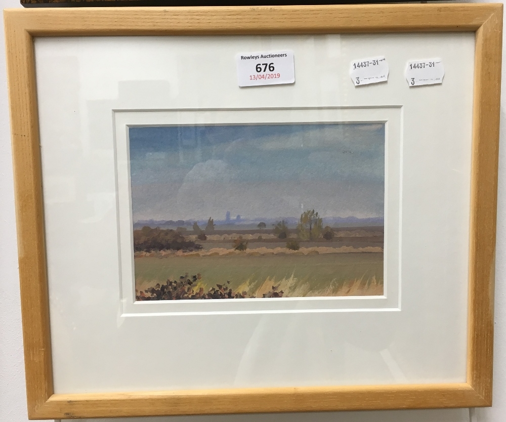Anthony Day | Ely Cathedral Across the Fens | MutualArt