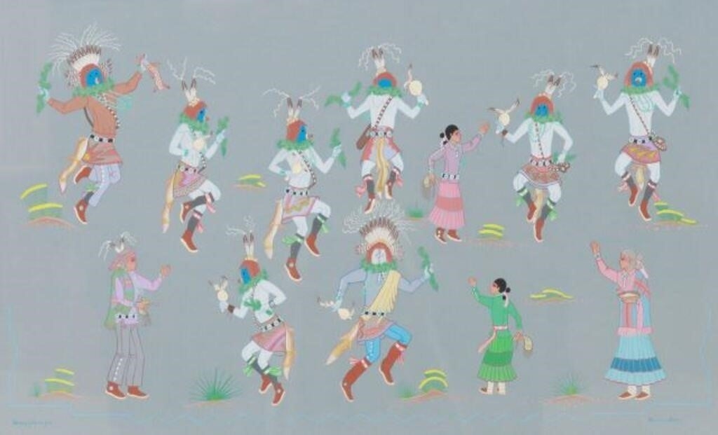 Harrison Begay | Yeibichai Dancers | MutualArt