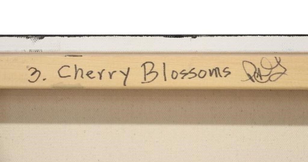 Petronella Greer | PETRONELLA GREER (B.1945) 'CHERRY BLOSSOMS' (2020 ...